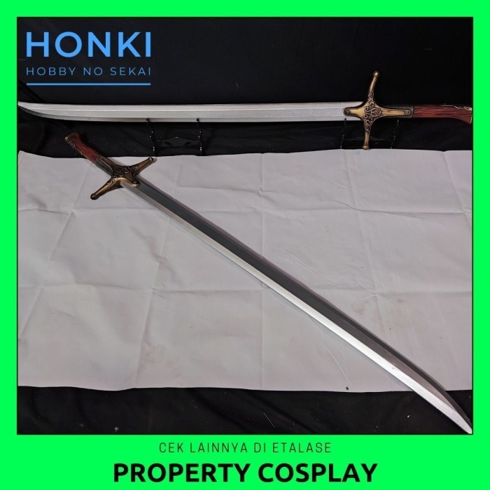 Jual New Property Cosplay Pu Foam Iris Steel Sword Thw Witcher Limited ...