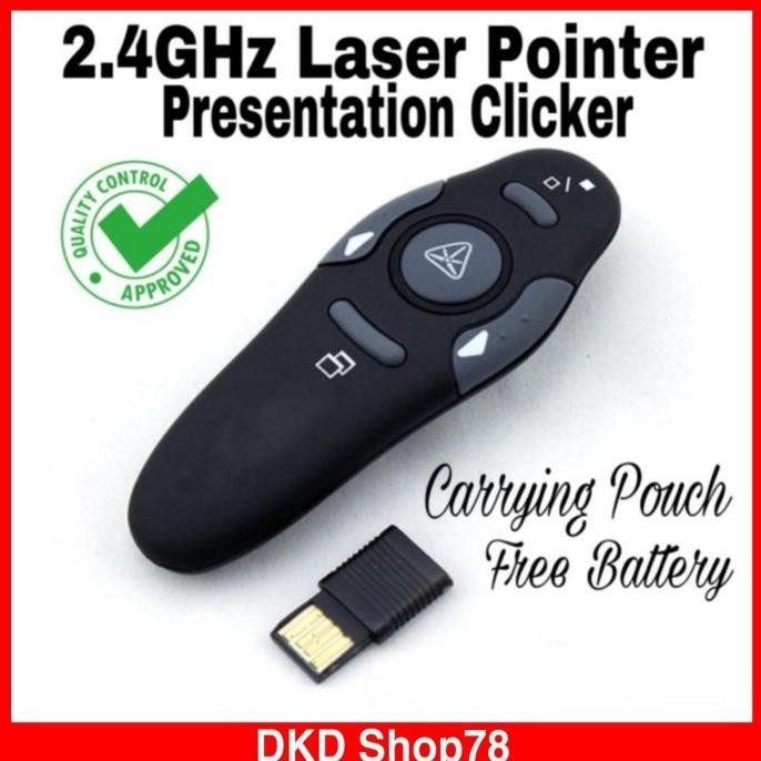 Jual Special Laser Pointer 2.4GHz Wireless Presenter Cursor Control ...