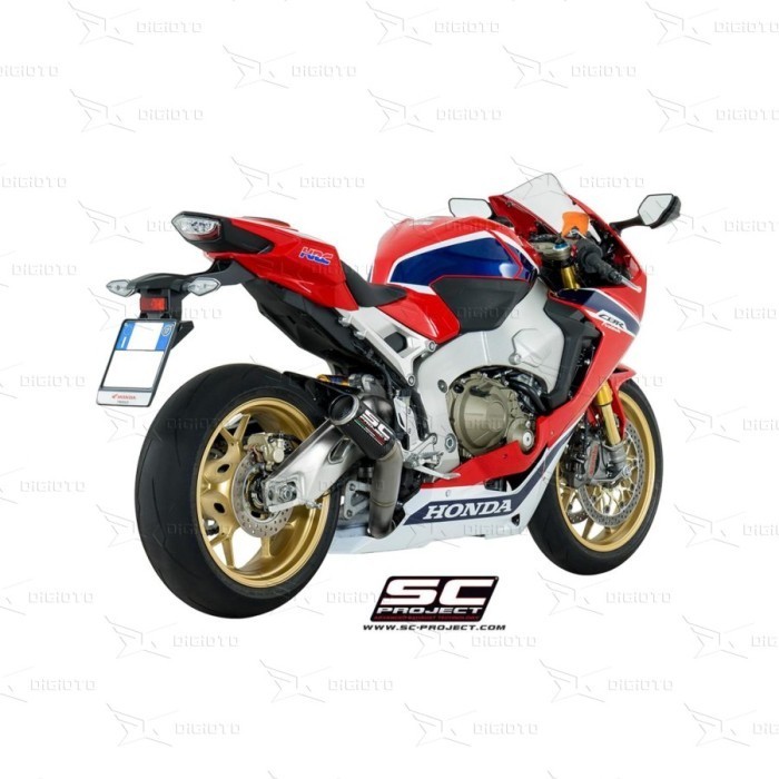 Jual [Original] Knalpot Sc Project Cr-T Carbon Fiber High Mount Slip On ...