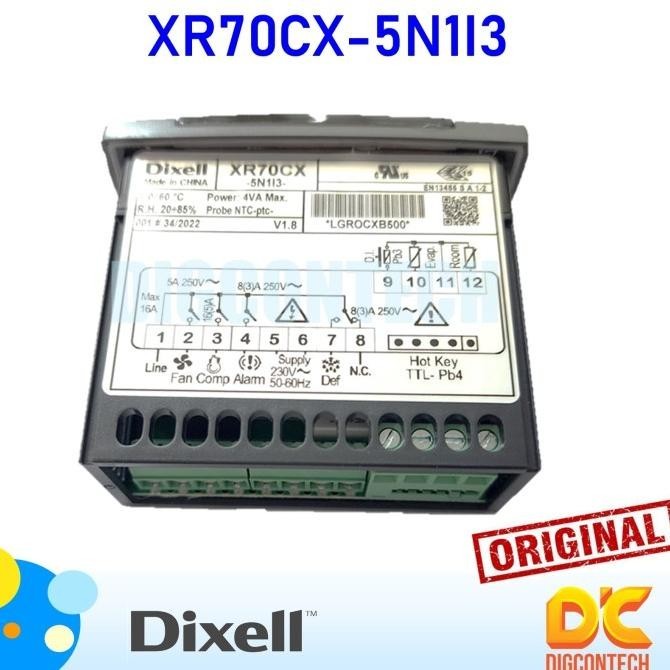 Jual Digital Thermostat Dixell Xr70 230 V +2Ntc Probe | Shopee Indonesia