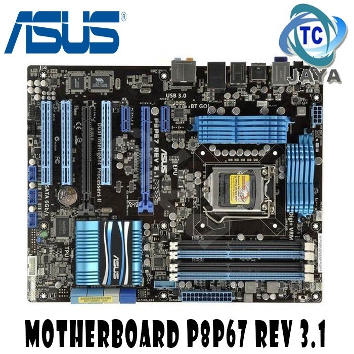Jual Mobo P8P67 Rev 3.1 asus Soket 1155 | Shopee Indonesia
