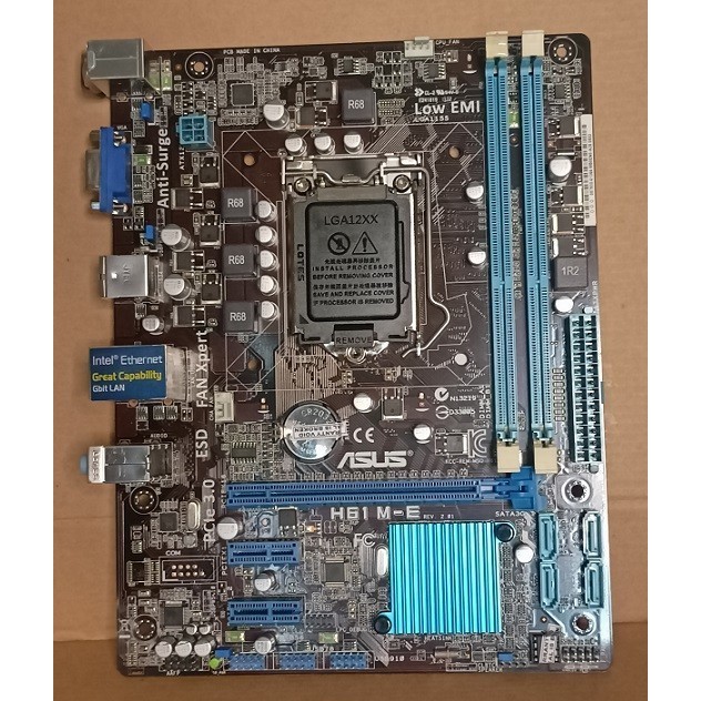 Jual Mobo Motherboard Asus H61M-E LGA 1155 | Shopee Indonesia