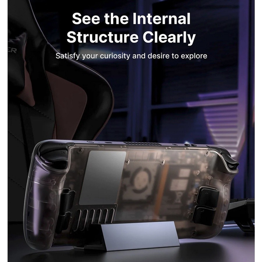 Jual [LIMITED QUALITY] JSAUX Transparent Back Plate for Steam Deck ...