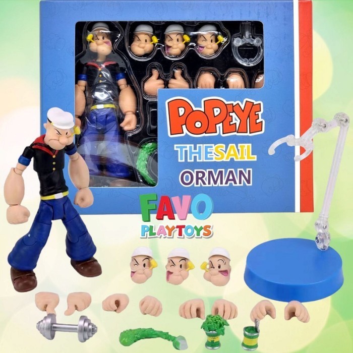 Jual [Ori] Dasin Model 1/12 Popeye The Sailor Man Great Toys Action ...
