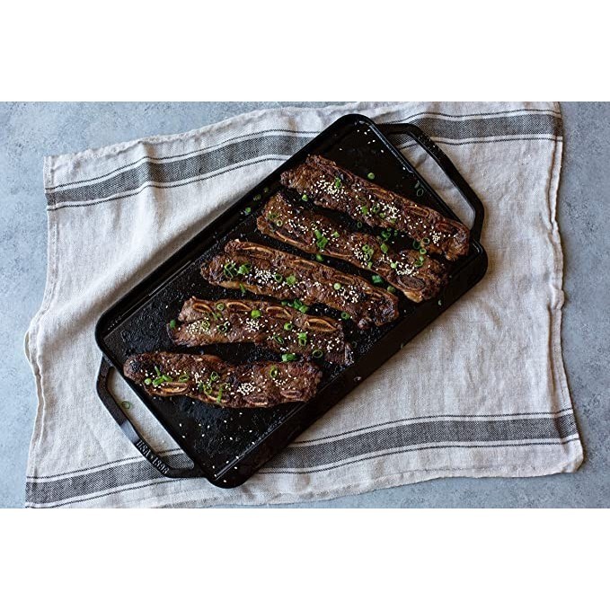 Jual [New] Lodge Cast Iron Reversible Griddle / Grill Lcdrg Chef ...