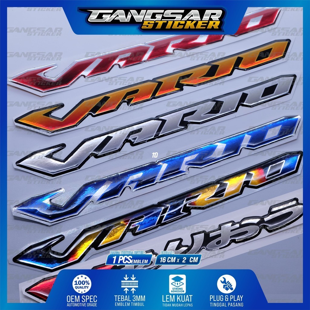 Jual Emblem honda vario / emblem timbul honda new vario / emblem ...