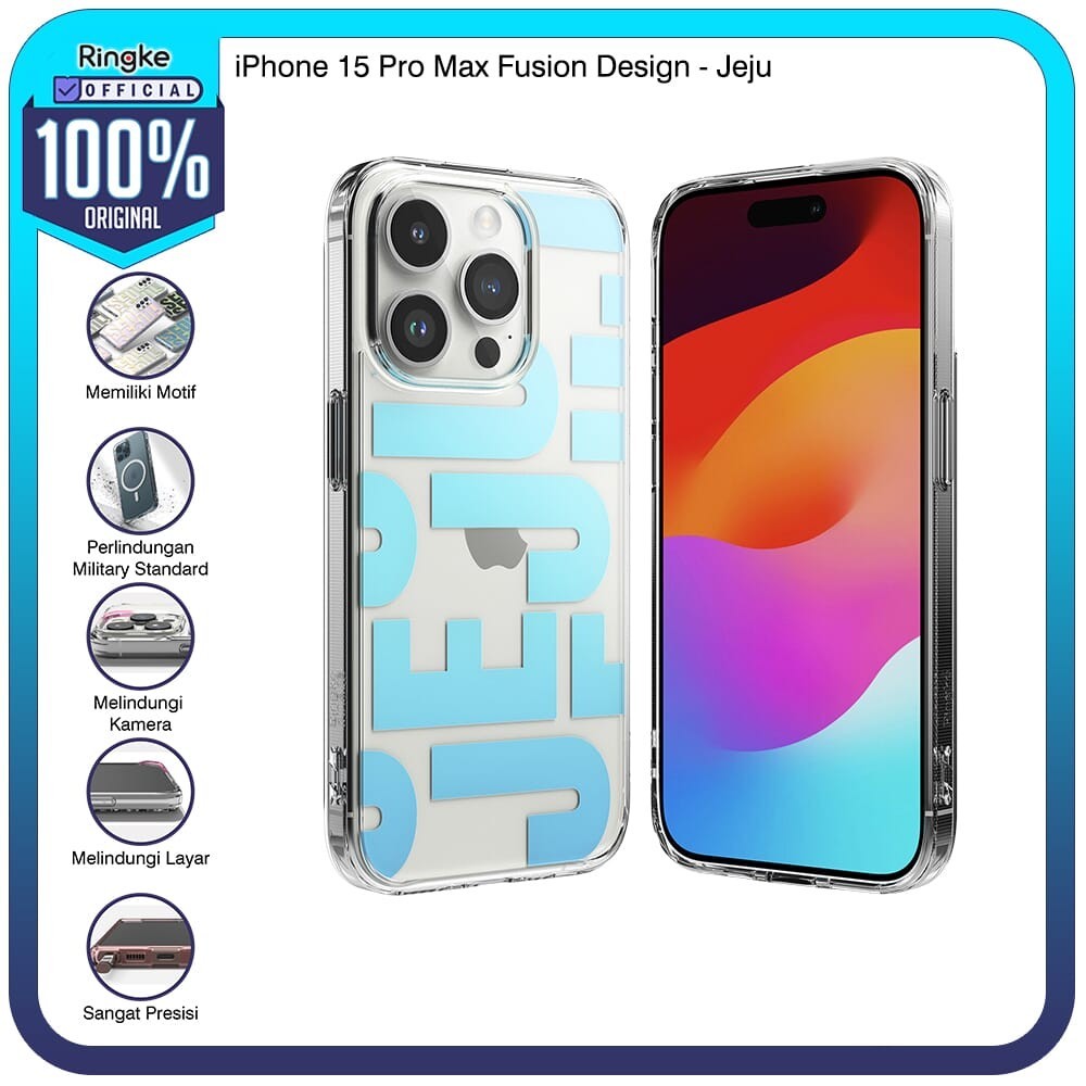 Jual Ringke iPhone 15 Pro Max Fusion Design Jeju Softcase Tipis ...