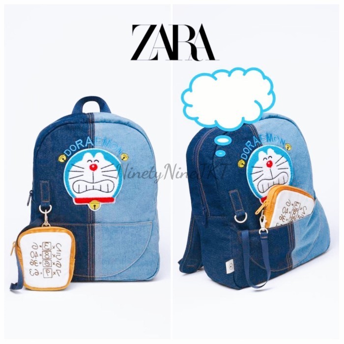 Jual [COD] Tas Ransel Anak Zara X Doraemon Fujiko Pro Kids Backpack Bag ...