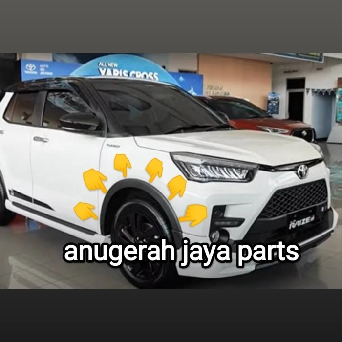 Jual [New Ori] Bodykit Body Kit Over Fender Depan Toyota Raize Original ...