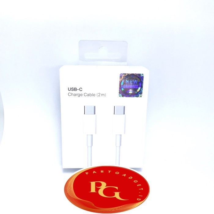 Jual Kabel Cable Charger Apple Macbook Usb Type C To Type C 2 Meter 2M ...