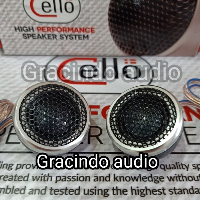 Jual [Baru] Tweeter Cello Solution Up 2022 Include Crossover Original ...