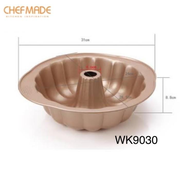 Jual HARGA TERBAIK !! CHEFMADE LOYANG KUE TULBAN MARBLE ROUND CAKE ANTI ...