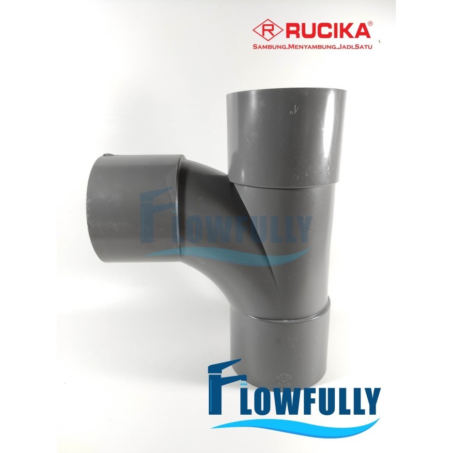 Jual LARGE RADIUS TEE AW 4 inch RUCIKA PVC TY 90 derajat TEE WAY | Shopee Indonesia