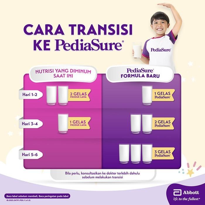 Jual TERBAIK PEDIASURE TRIPLESURE SUSU FORMULA PERTUMBUHAN ANAK CLASSIC MILKY 400 G | Shopee ...