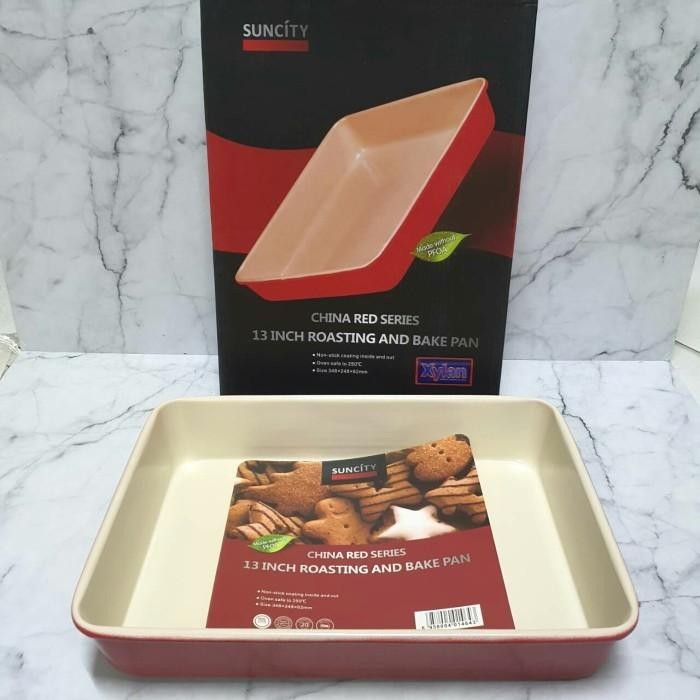 Jual HARGA TERBAIK !! SUNCITY RED 13 INCH BAKE TRAY / BAKING PAN ...