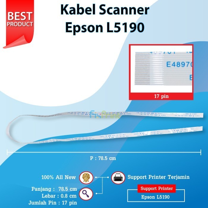 Jual Kabel Scanner Printer Epson L5190 Flexible Cable Head Scan L5190 ...