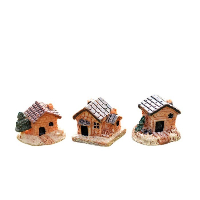 Jual HMS750 Pajangan Rumah Miniatur Murah Cake Topper Rumah Pajangan ...