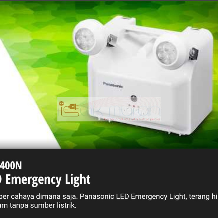 Jual Panasonic LDR400N Emergency Lamp Lampu Darurat | Shopee Indonesia