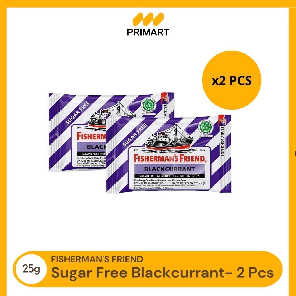 Jual Fisherman's Friend Blackcurrant Permen Mint 25 gr - 2 Pcs | Shopee ...