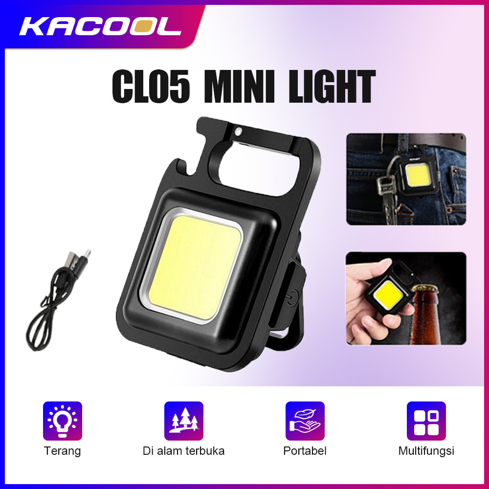 Jual Lampu Led Gantungan Kunci Multifungsi / Lampu Camping USB CAS ...