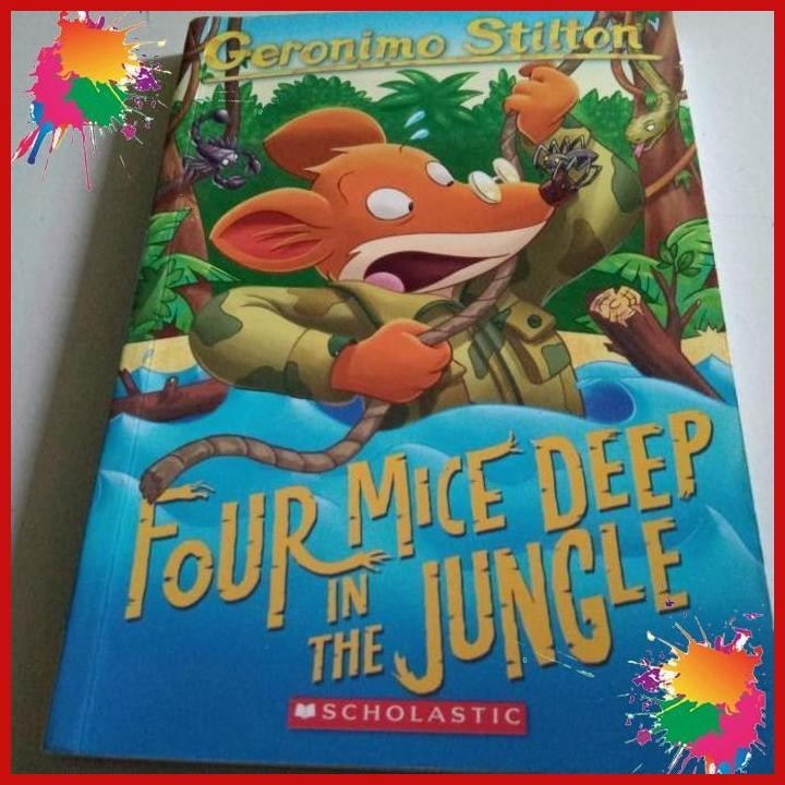 Jual buku cerita anak geronimo stilton four mice deep in the jungle (htb) | Shopee Indonesia