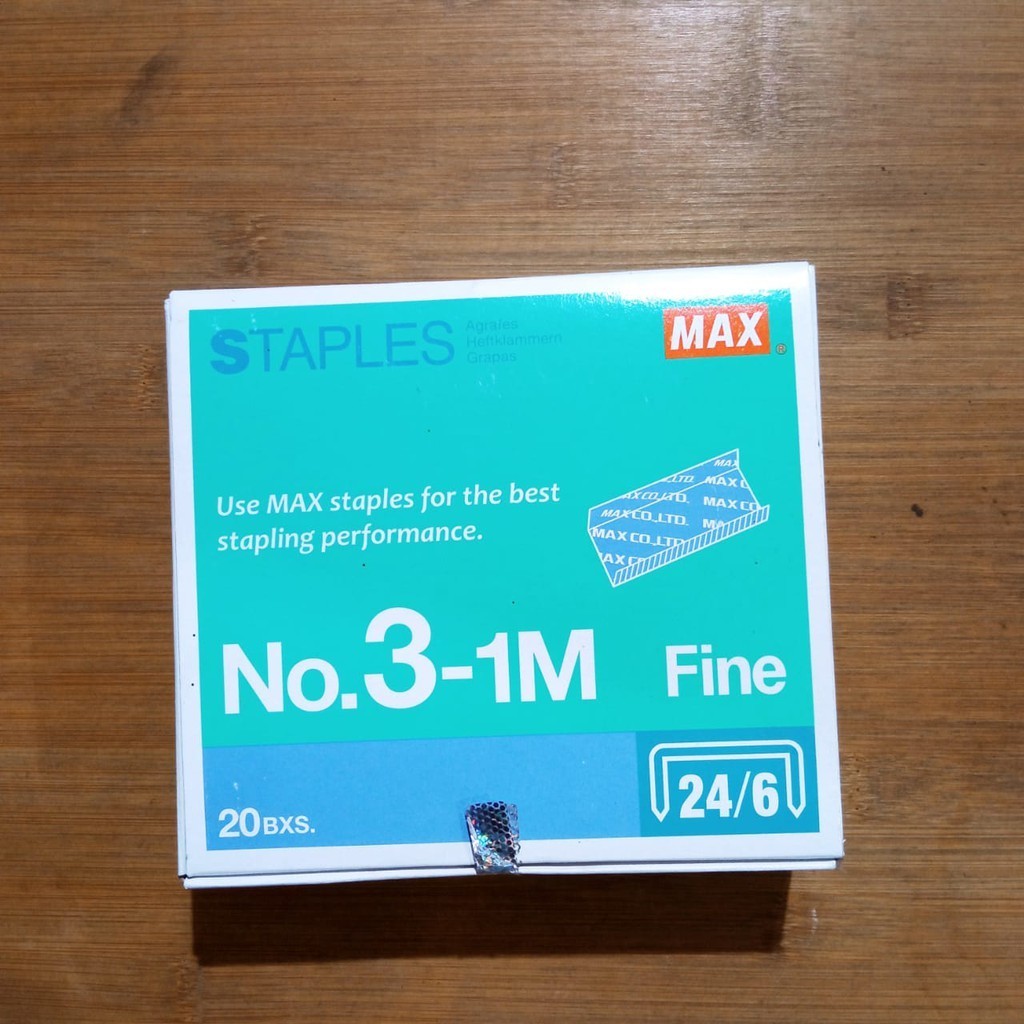 Jual Isi Staples Besar Max No 3 Isi 20 Pcs | Shopee Indonesia