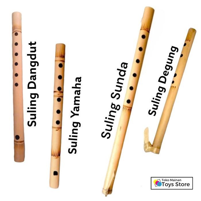 Jual Suling tradisional bambu asli seruling dangdut yamaha sunda degung ...