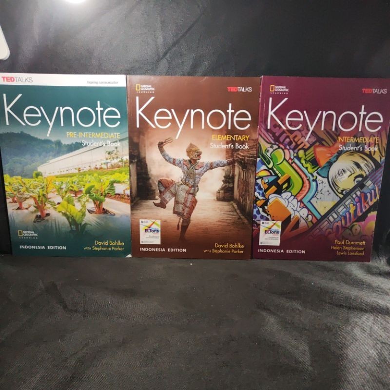 Jual Buku Keynote Pre-Intermediate, Elementary, Intermediate, Students ...