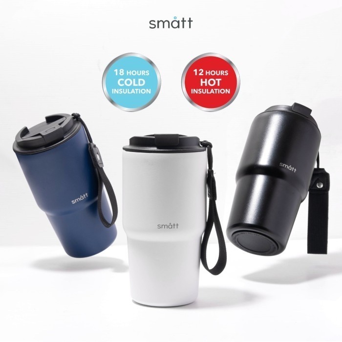 Jual SMATT DOUBLE INSULATION CUP - GELAS KOPI TUMBLER STAINLESS 304 ...