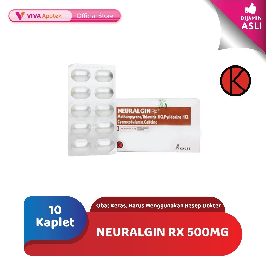 Jual Neuralgin Rx 500 mg (10 Kaplet) | Shopee Indonesia