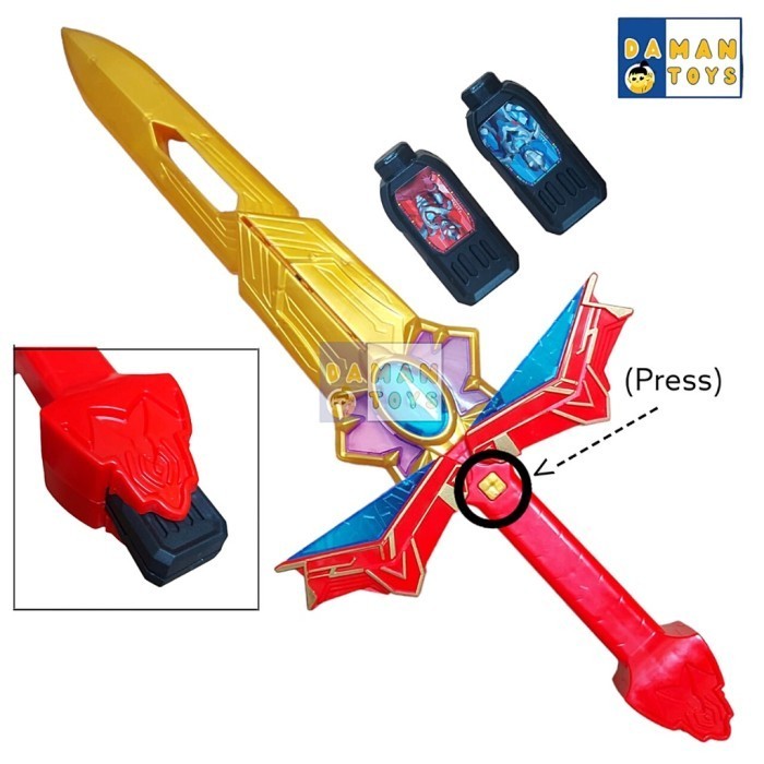 Jual Mainan Ultraman Decker Dx Ultra Dual Sword Pedang Pedangan ...