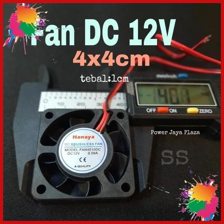 Jual fan dc 12v 4cm kipas 4x4cm cooling pendingin 12vdc tebal 1cm [pjp] | Shopee Indonesia