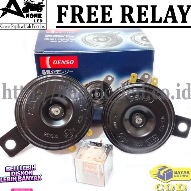 Jual Klakson Denso Disc / Klakson Motor suara Mobil Denso ( FREE RELAY ...