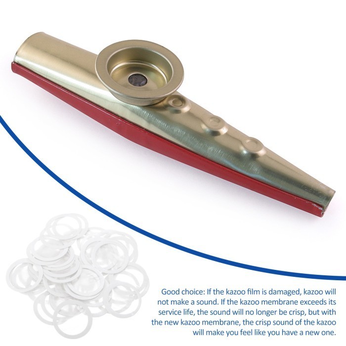 Jual Seruling - Kazoo Seruling Putih Membran Diafragma Film Aksesori ...