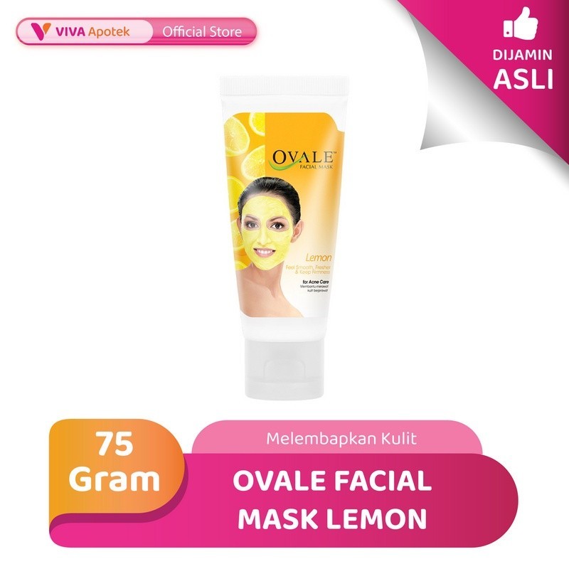 Jual Ovale Facial Mask Lemon (75 Gram) | Shopee Indonesia