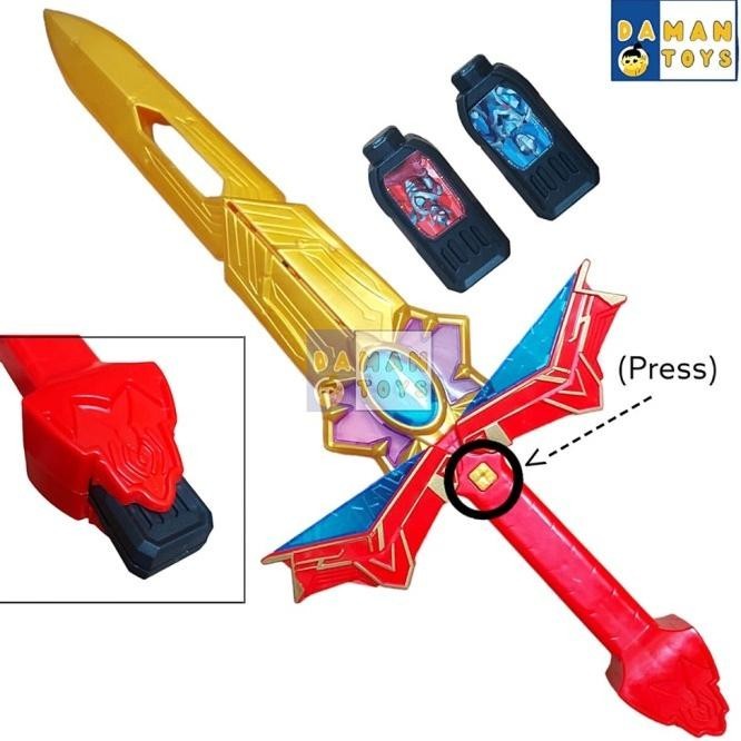 Jual Mainan Ultraman Decker Dx Ultra Dual Sword Pedang Pedangan ...