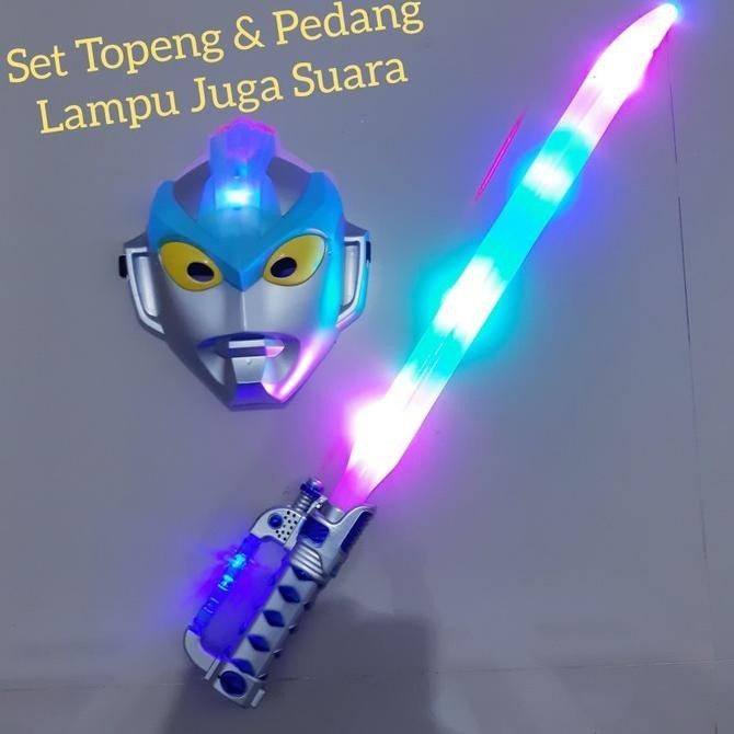 Jual Mainan Set Pedang Led & Topeng Ultraman Cosplay Ultraman Anak ...