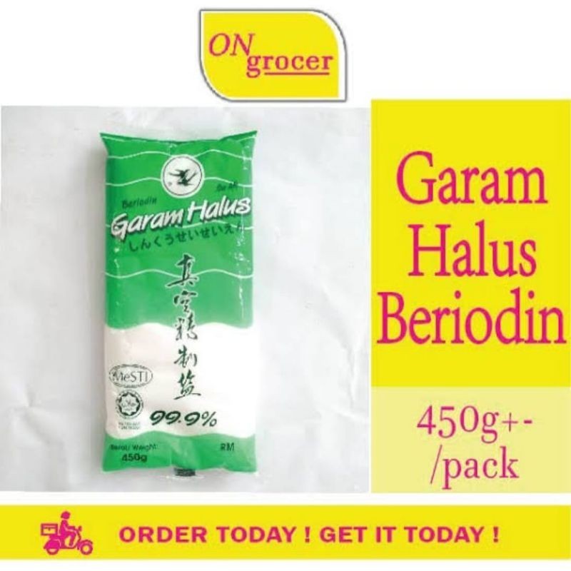 Jual Garam Halus 99.9% Double Untuk Masak Produk Malaysia 1Bungkus Isi ...