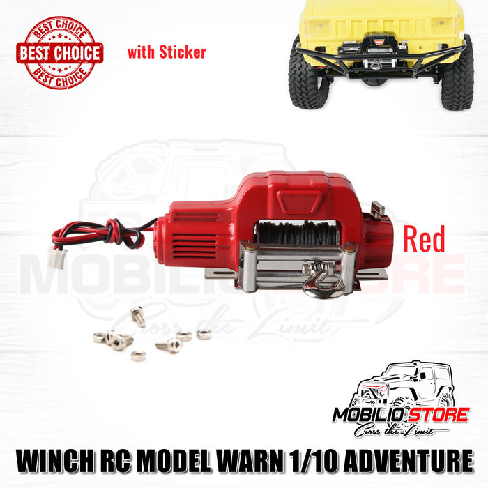 Jual Winch RC Model Warn Rock Crawler Adventure 1:10 Scale | Shopee ...