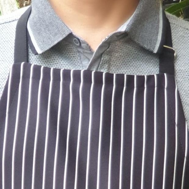Jual Celemek Salur Apron Barista Apron Chef Seragam Apron Untuk Hotel Resto Cafe Catering ...