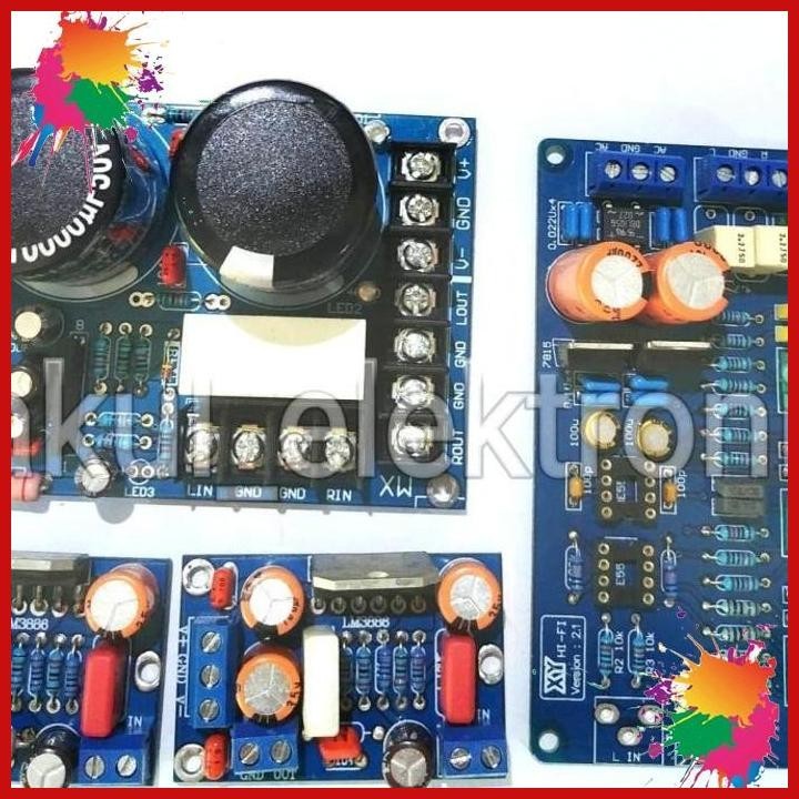 Jual kit amplfier lm3886 paket lengkap (bke) | Shopee Indonesia