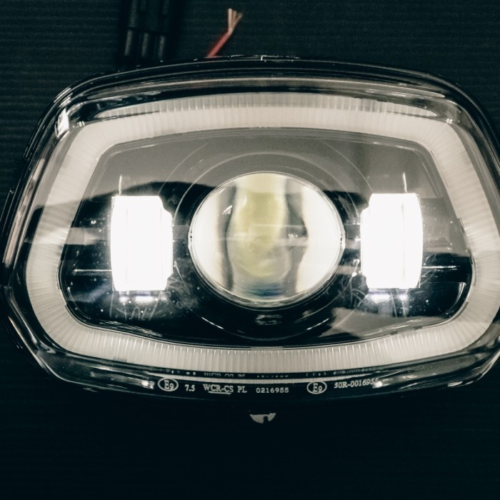 Jual Headlamp Daymaker O DRL Race Boy Vespa Sprint | Shopee Indonesia