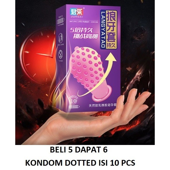 Jual THE BEST SELLER !! D772 ISI 10 DOTTED BUNGKUS KULIT CONDOM PENGAMAN ALAT KONTRASEPSI PRIA ...