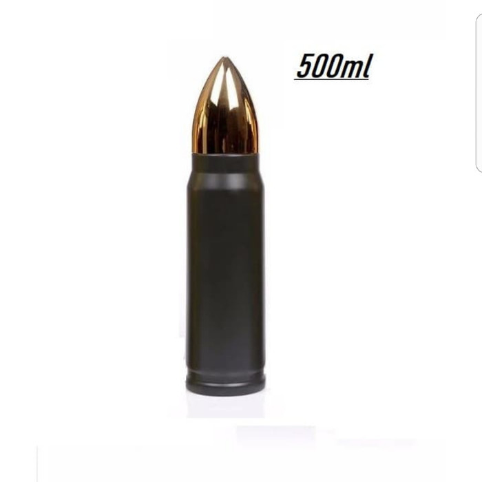 Jual TERMOS PELURU 500 ML / BOTOL MINUM VACUUM STAINLESS ROCKET ARMY ...