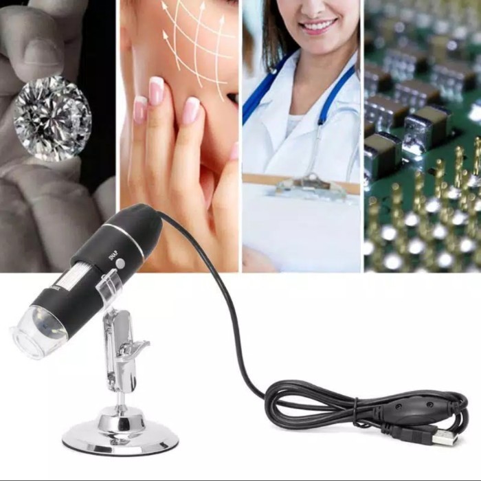 Jual 1600X Microscope Skin Analyzer Face Hair Komputer Biological ...