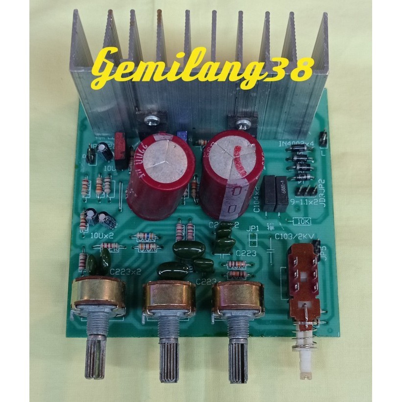 Jual Kit Power Stereo Tda 2030A 80W 12Vdc Amplifier Platinum Tda2030A ...