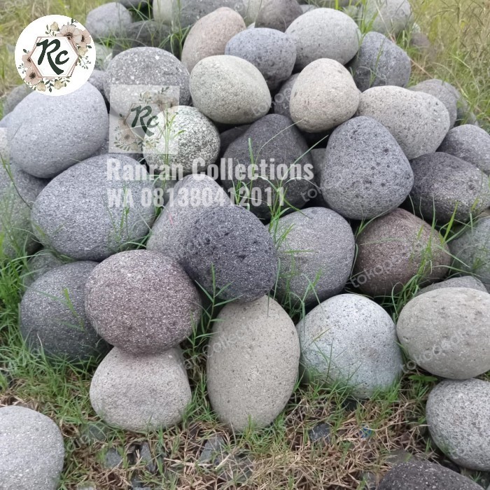 Jual Batu Koral Telur Bronjong Pembatas Bendungan Dekorasi Taman Unik ...