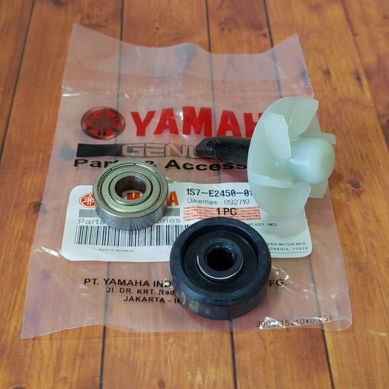 Jual paket as kipas bearing dan seal waterpump pompa radiator motor yamaha jupiter mx old new ...