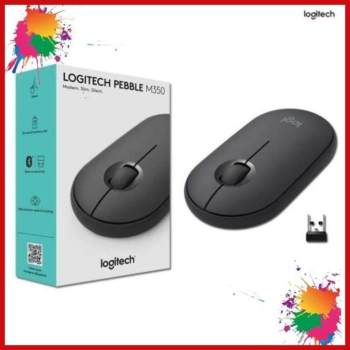 Jual (TOP) LOGITECH SILENT MOUSE PEBBLE M350 DUAL CONNECT WIRELESS 2.4G BLUETOOTH | Shopee Indonesia