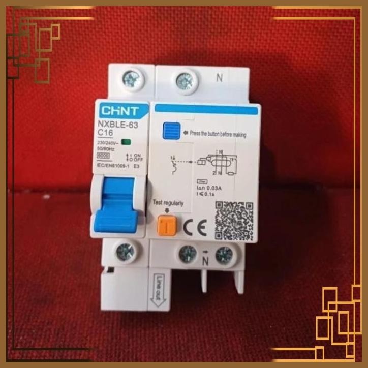 Jual [BPM] RCCB / ELCB Chint NXBLE-63 1P+N 6A-63A Chint | Shopee Indonesia
